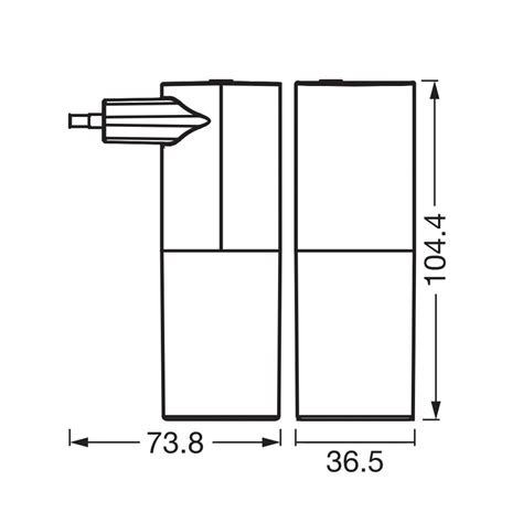 Osram Led Kontaktligas Naktslampiņa Lunetta Flare Melna Sensors Lumorieslv