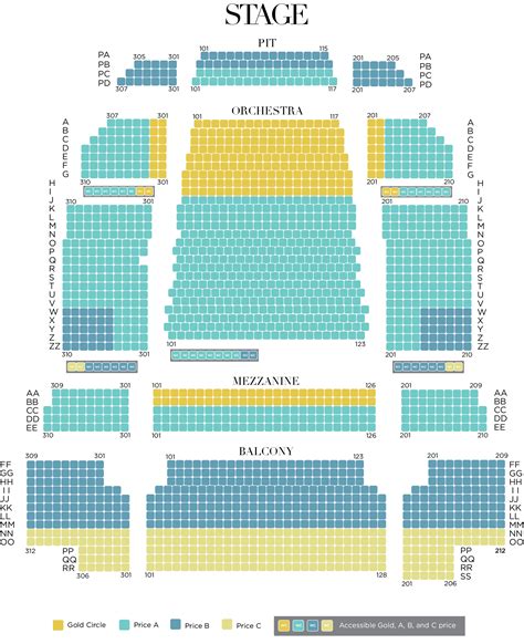 Popejoy Hall Seating Chart