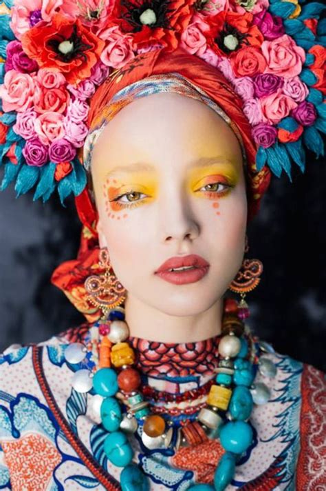About A Dream Floral Headdress Headdress Portrait