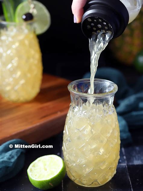 The Best Pineapple Mai Tai Rum Cocktail Homemade Happy Hour