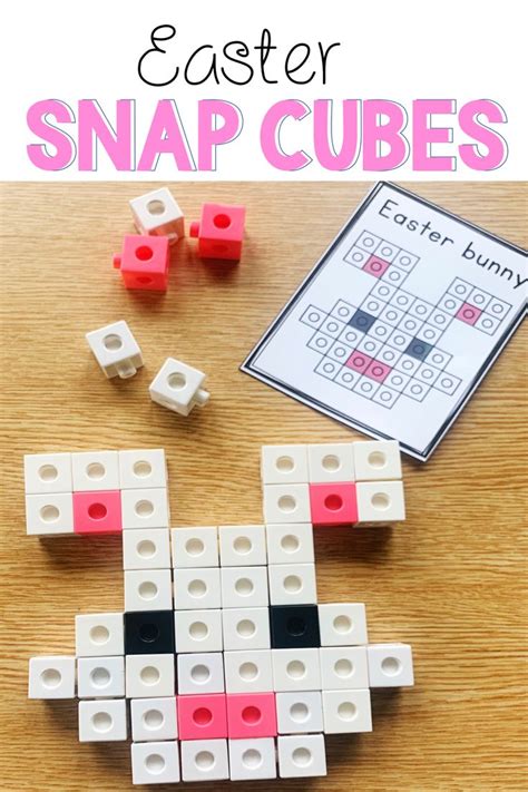 Easter Snap Cube Mats And Task Cards Snap Cubes Snap Cubes