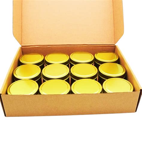 12 Candle Making Tins 170ml Joytek Candle Supply