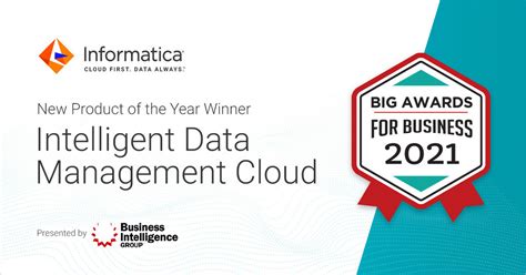 Informatica S Intelligent Data Management Cloud Named 2021 New Product