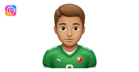 A Football Player In A Match Emoji Ai Emoji Generator