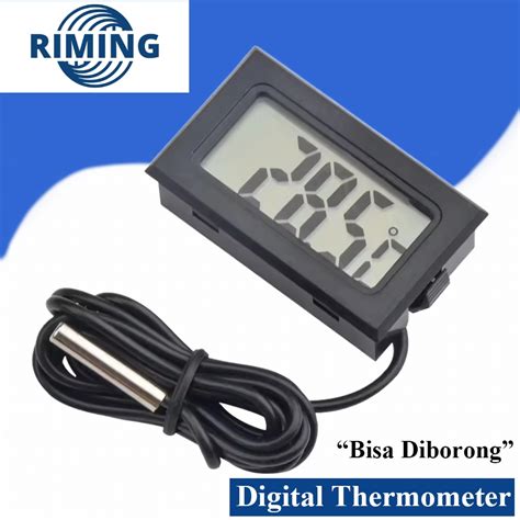 Jual Digital Thermometer Termometer Lcd With Sensor Waterproof Probe