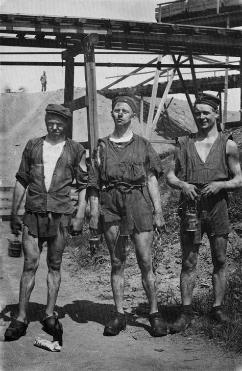 Askhistorians — Coal Miners In Skåne Southern Sweden 1920s