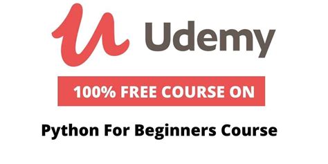 UDEMY Python For Beginners Course In Depth