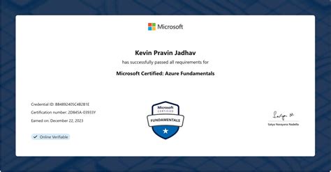 Kevin Jadhav On Linkedin Microsoftcertified Azurefundamentals Az Cloudcomputing