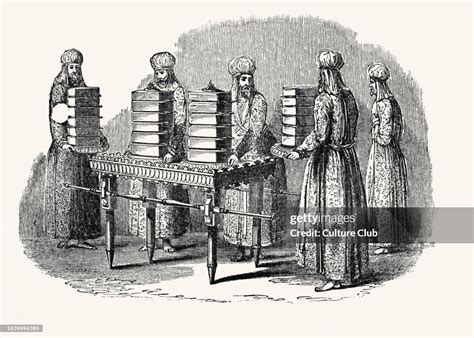 Table Of Showbread High Priests Replacing Old Loaves With New News Photo Getty Images