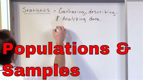 Lesson 2 What Is A Population In Statistics Online Statistics Course
