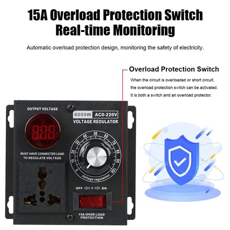Cheap Voltage Regulator Portable High Power Compact Adjustable Dimmer