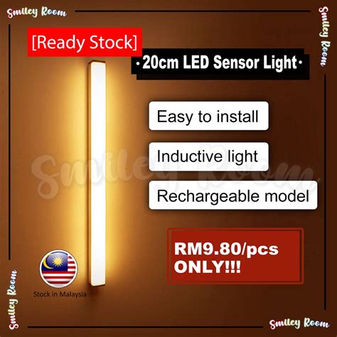 Ready Stock Cm Led Sensor Light Led Lampu Sensor Led Cm Shopee Malaysia