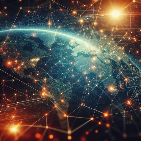 Premium Photo Computing Connection Structure 3d Rendering