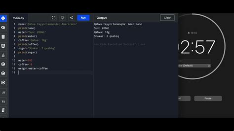 Normative1 Learning Python With Me Python Da Dasturlash Youtube