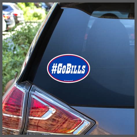 Nfl Buffalo Bills Gobills Go Bills Football Removable Window Etsy