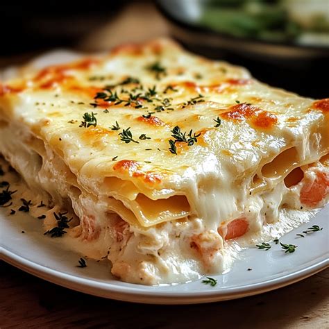 Shrimp Lasagna With White Sauce And Cheese Recipes By Lina