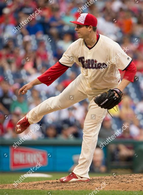 Philadelphia Phillies Starting Pitcher Jerad Eickhoff Editorial Stock