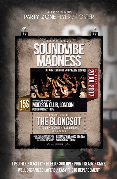 Party Zone Flyer Template