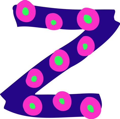 Pinkpurpleline Clip Art Alphabet Letter Z Png Download Full