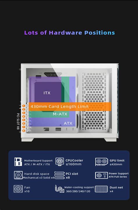 Bulk Buy China Wholesale Factory Hot Sale Coolmoon Gaming Case Pc White