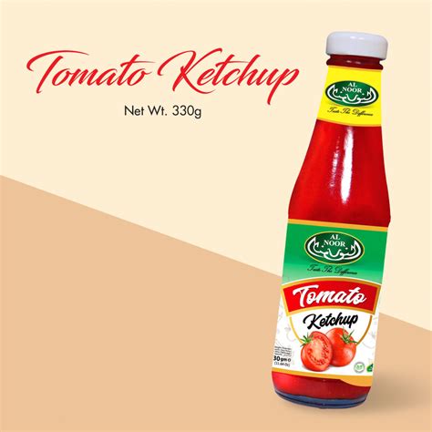 Al Noor Tomato Ketchup 330 G Al Noor Foods
