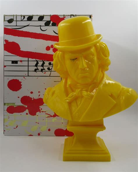 Ludwig Van Neon Yellow Bust Kozik X Ultraviolence 2008 Limited Edi