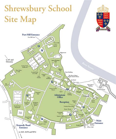 Directions And Map Shrewsbury School