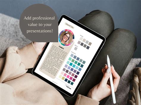 4 Seasonal Color Analysis Editable Canva Template Wearitmilano