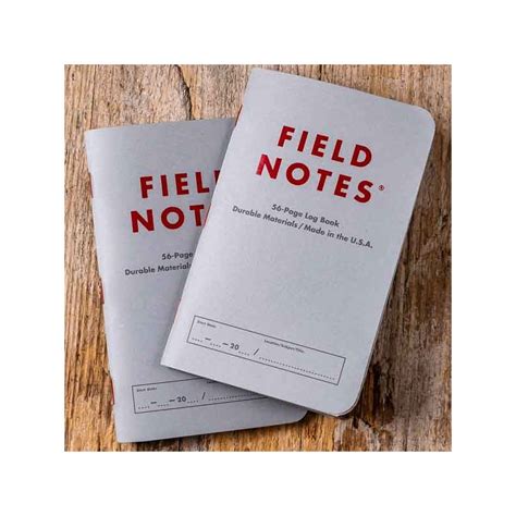 Field Notes Index Edition Log Book Set Of 2