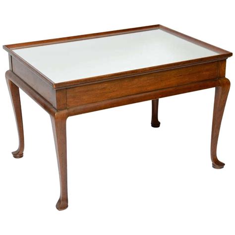 Vintage Baker Style Brass And Glass Coffee Table At 1stdibs