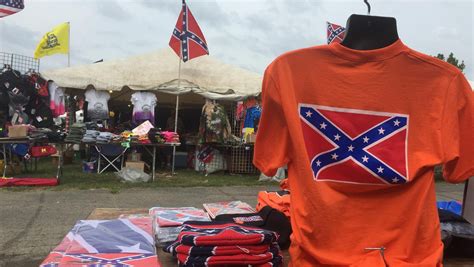 Seidel Rebel Flag Easy To Find Among Nascar Fans At Mis