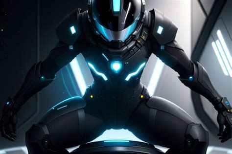 Premium Ai Image Poised At The Edge Of The Infinite Void Action