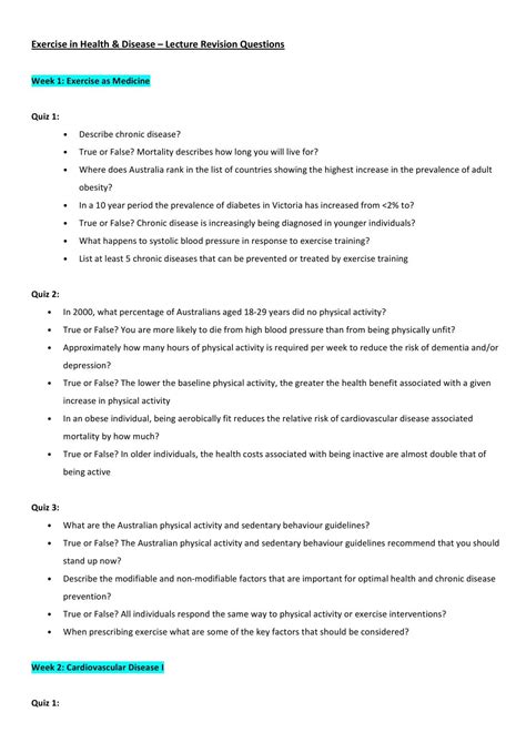 Compilation Of All Quiz Questions From Week 1 To Week 11 Hse302
