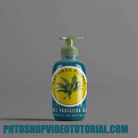 Stylish Cosmetic Small Bottle Mockup