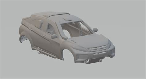 Archivo Stl Mitsubishi Eclipse Cross Rally ・modelo De Impresión 3d Para
