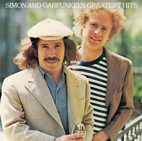 Simon And Garfunkel Greatest Hits Album Cover 1972 By Robert Banach