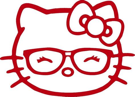 Hello Kitty Nerd Gezicht