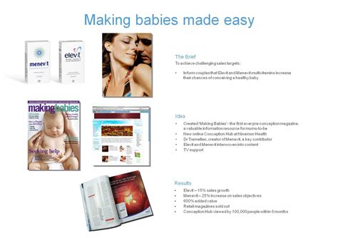 Elevit And Menevit Multivitamins Campaign The Work