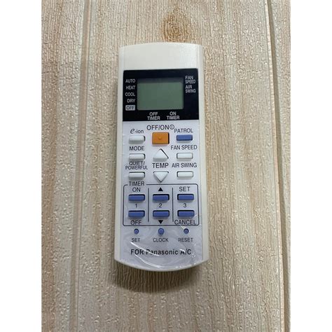 Panasonic Inverter Aircond Remote Control Air Conditioner Controller Panasonic Ekon Econ E Ion