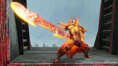 Fatalis Armor And Weapon Inspired By Crimson Fatalis At Monster Hunter