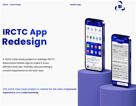 IRCTC Mobile App Redesign UI UX Case Study Behance