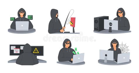 Hooded Attacker Stock Illustrations 3 Hooded Attacker Stock