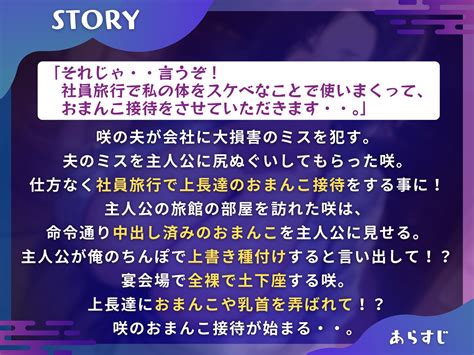 【50off】低音人妻の寝取られ旅～社員旅行のおまんこ接待を夫のミスでする羽目に～【ku100】 ドm女史団 Dlsite 同人 R18