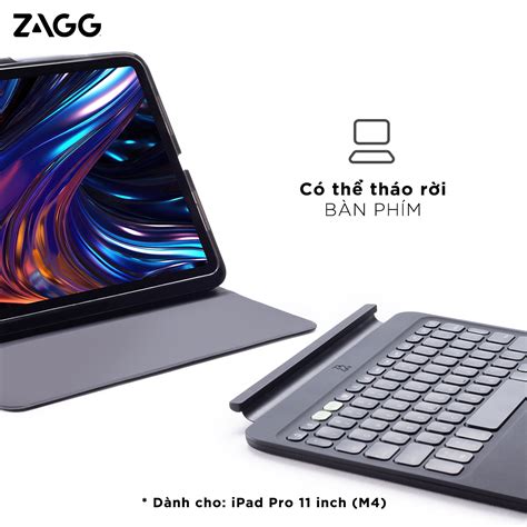 Ốp Lưng Kèm Bàn Phím Zagg Pro Keys 2 Cho Ipad Pro 11 M5 M4