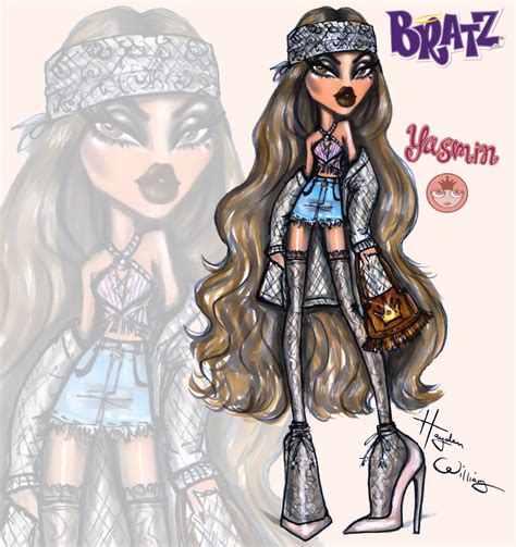 Hayden Williams Fashion Illustrations Bratz Yasmin Aka ‪”pretty Princess”‬ Is All About