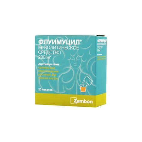Buy Fluimucil Granules For Solution 200mg N20