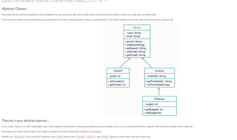 Solved Abstract Classes Now That We Are Starting To Build Up Chegg Com
