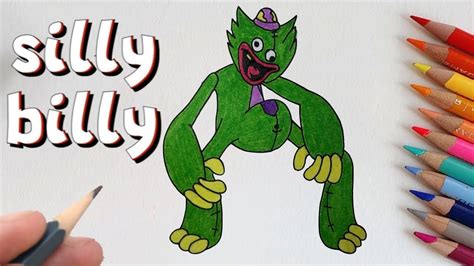 How To Draw Silly Billy From Poppy Playtime Forgotten Toys Youtube