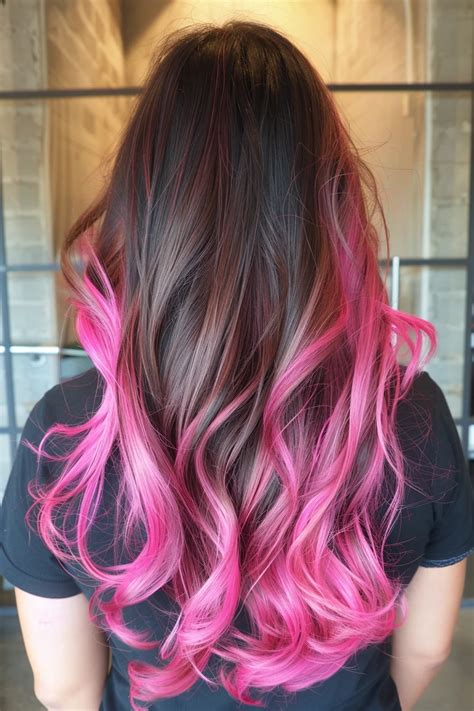 Pink Highlights Hairstyles That Add A Fun Pop Of Color