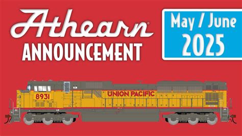 Athearn May June 2025 Announcement Emd Sd90mac H Diesel Locomotive